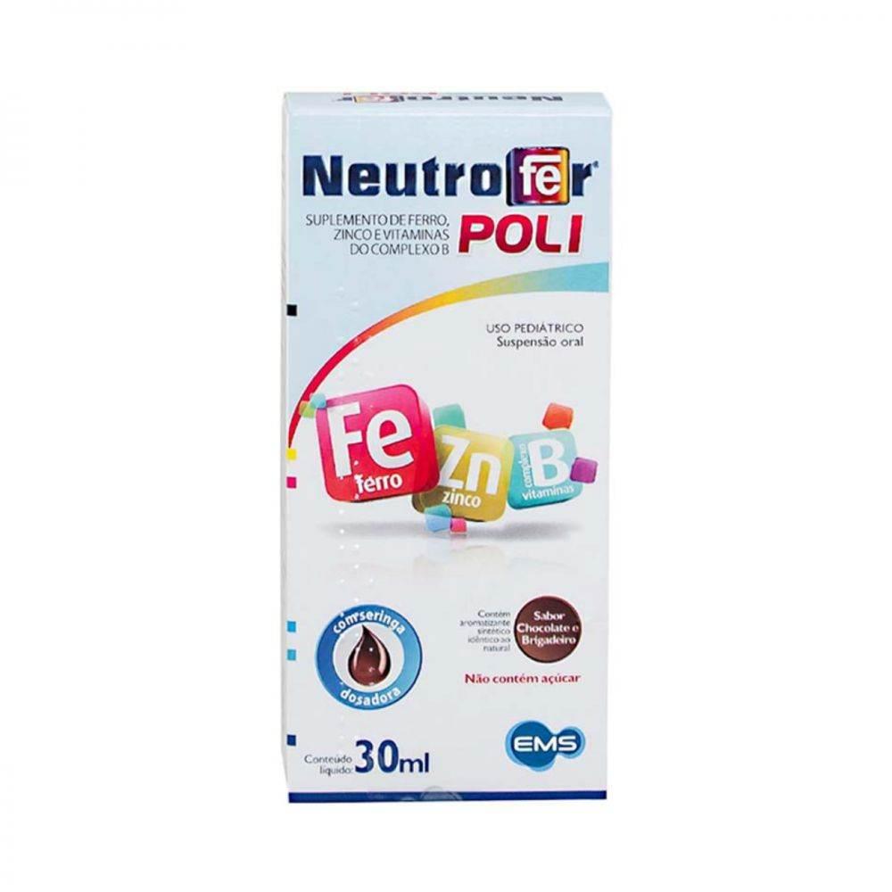 Suplemento Neutrofer Poli 30ml: Anemia e Deficiência de Ferro ...