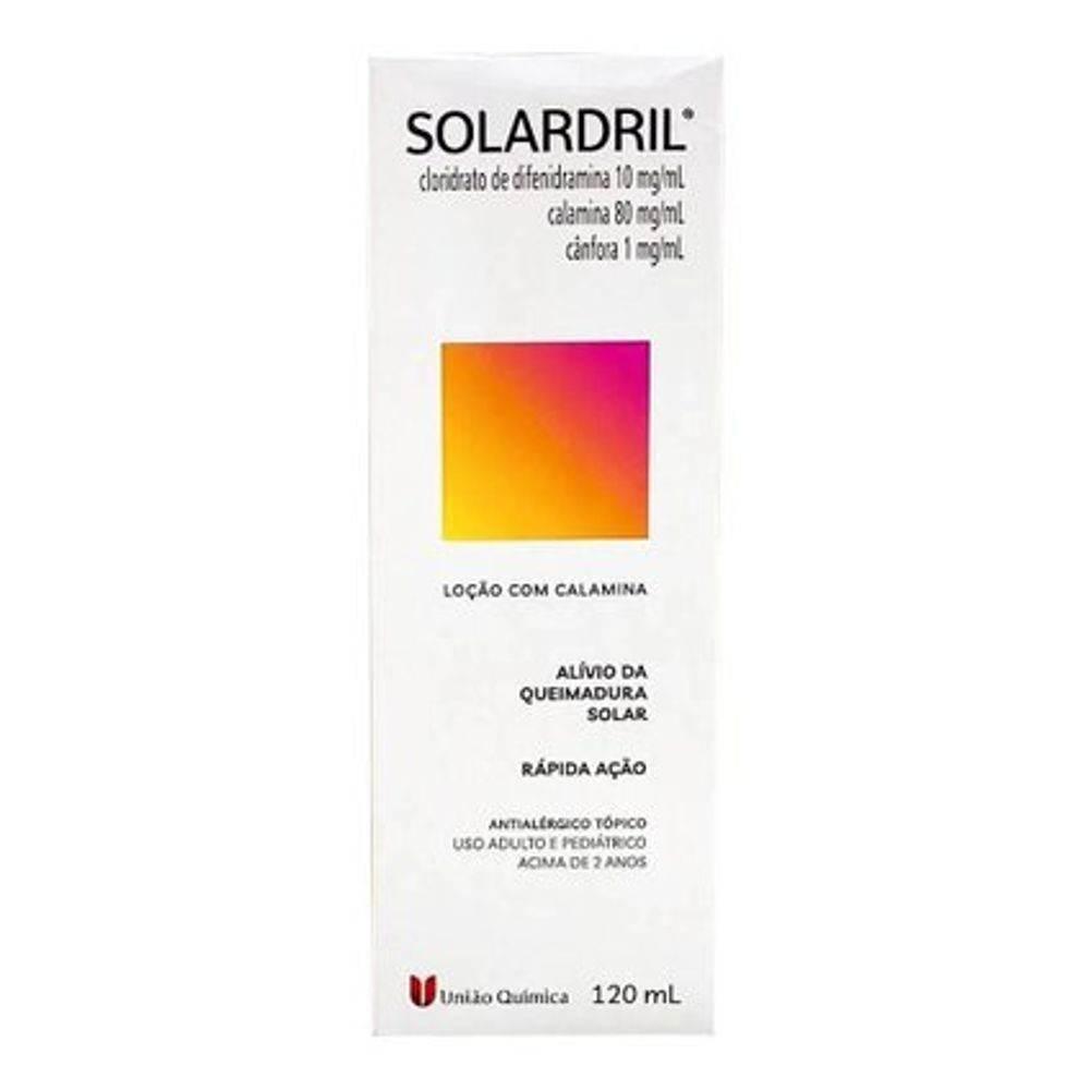 Calamina Solardril: Loção Pós Sol, 120ml - Alivia e Protege a Pele ...